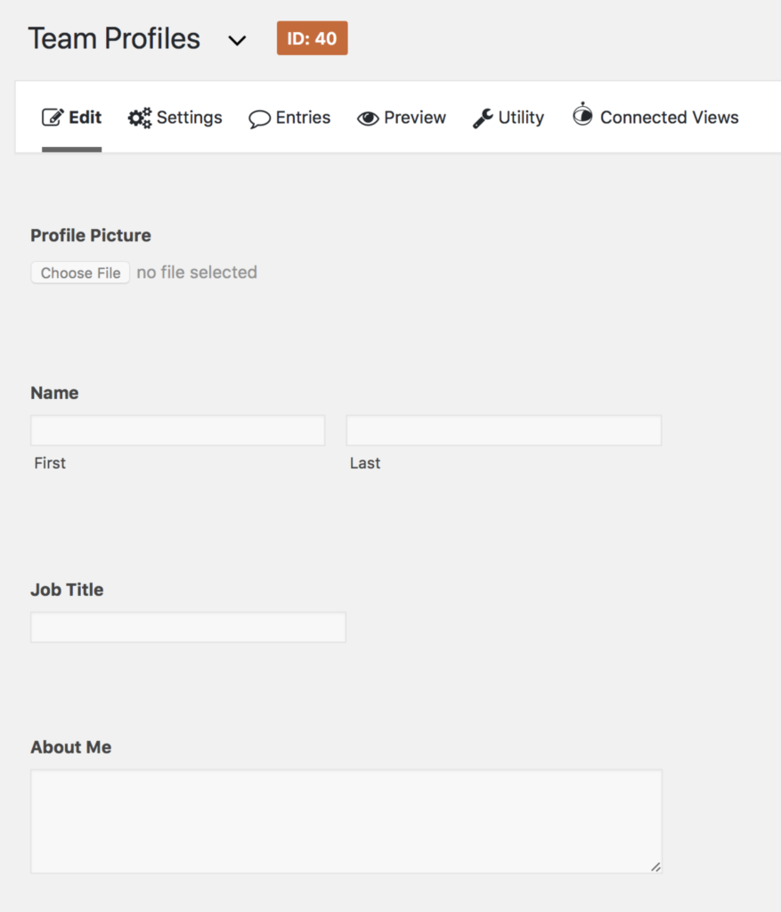 Create, Display, and Edit Team Member Profiles | Gravity Forms