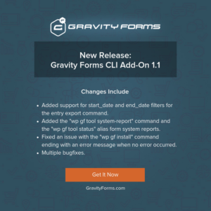 Gravity Forms CLI Add-On v1.1 released - Gravity Forms