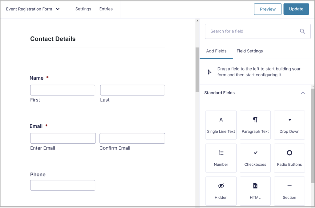 How to Create an Event Registration Form with Gravity Forms