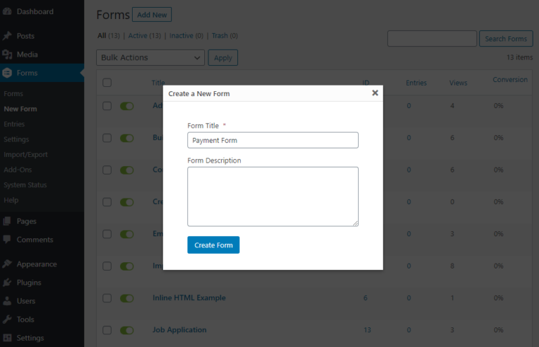 How Make Coupons with Payment Gravity Forms