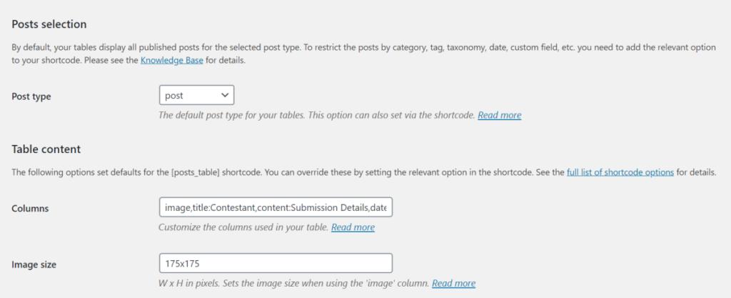 Display User-Submitted Posts in a WordPress Front-End Post Table