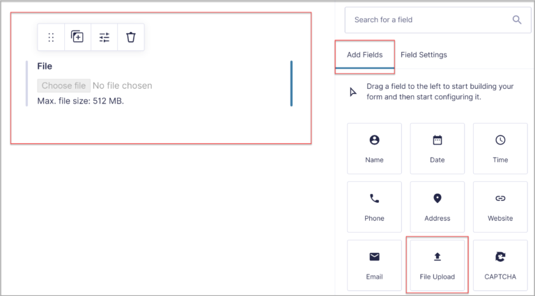 How to Upload Files Through a Form (File Upload Field)