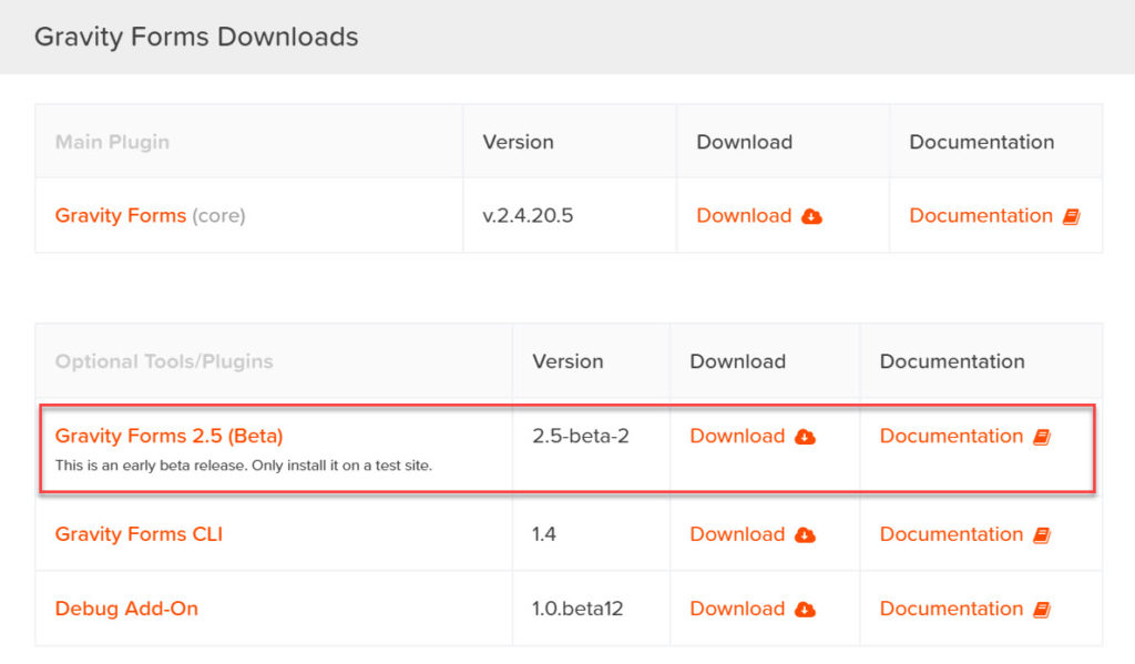 Gravity Forms 2.5 Beta 2 - Test it with Add-Ons Today!