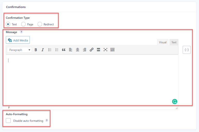 How to… Configure a Custom Confirmation Message