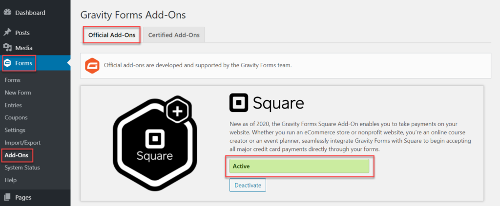 This Month’s Gravity Forms Featured Add-On… Square!