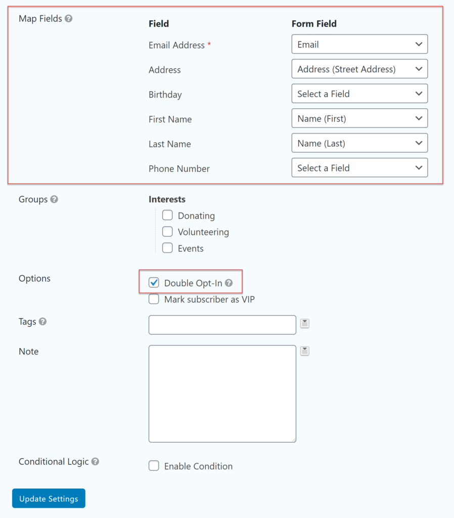 This Month’s Featured Add-On… Mailchimp! - Gravity Forms