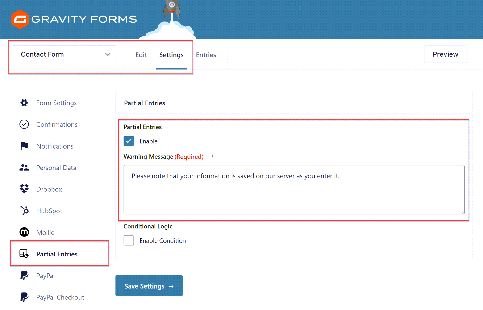 How to Capture Partial Form Entries - Gravity Forms How to Capture Partial Form Entries - Gravity Forms