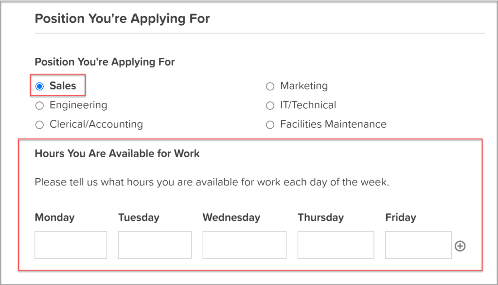 Smarter Forms with Conditional Logic