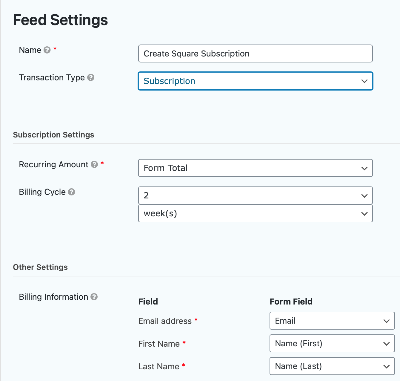 Creating a Subscription Form with Gravity Forms