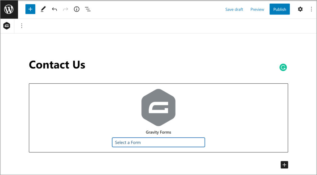How to Embed a Form in WordPress - Gravity Forms