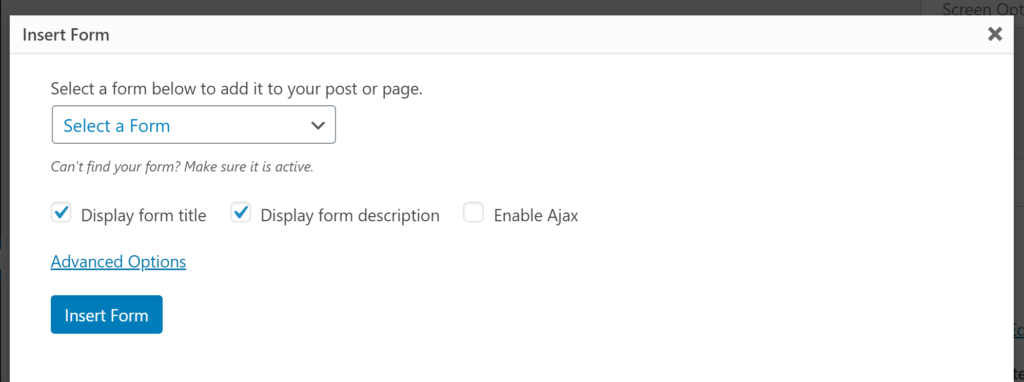 How to Embed a Form in WordPress - Gravity Forms