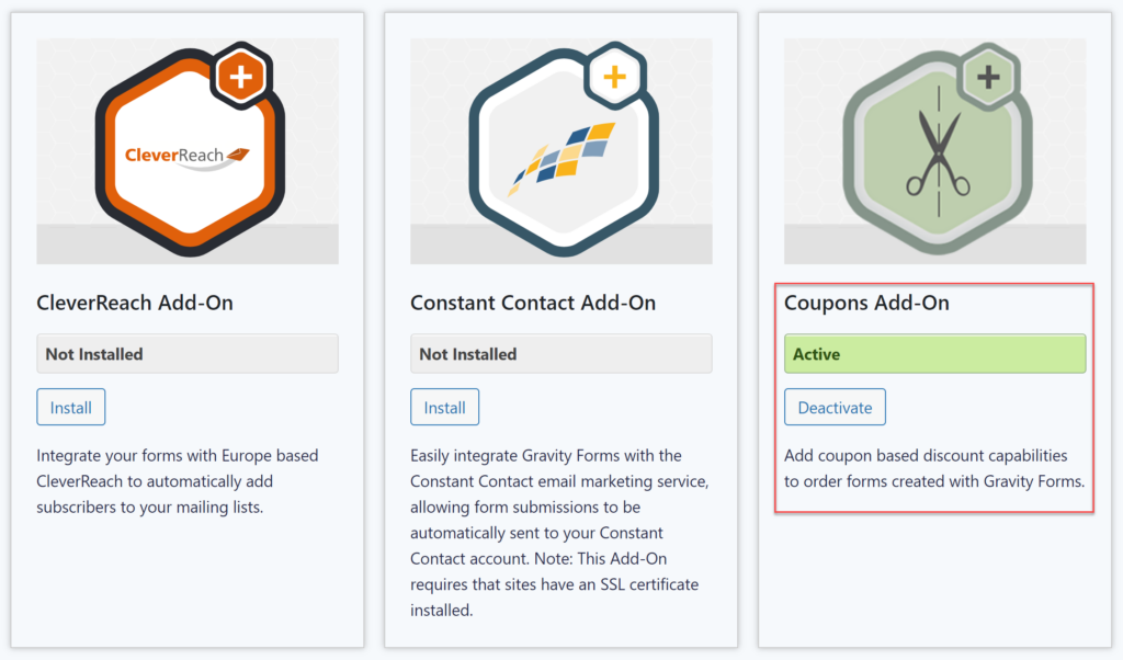This Month’s Featured Add-On… Coupons - Gravity Forms