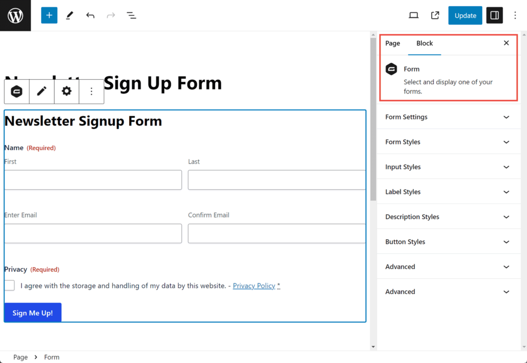 How to… Customize the Text on a Form’s Submit Button