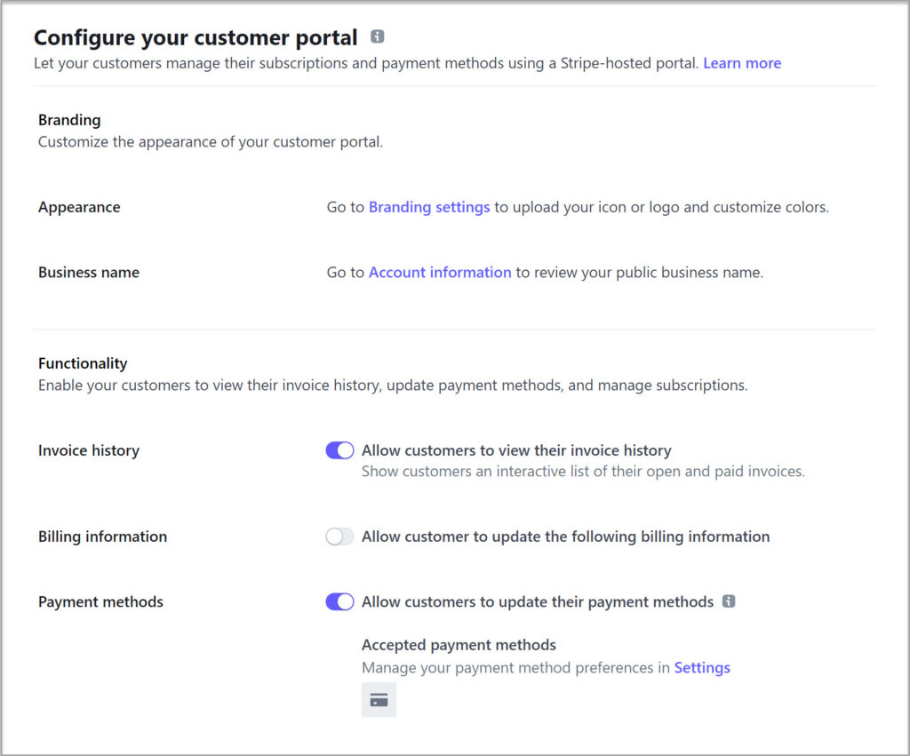 Get Started with the Stripe Customer Portal - Gravity Forms