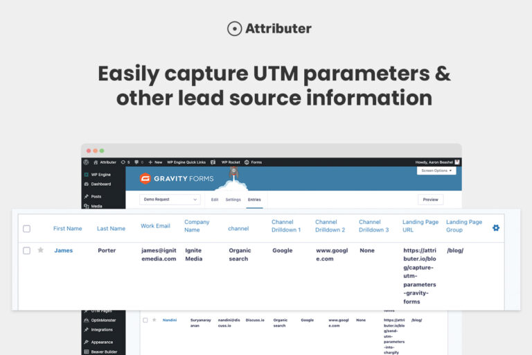 How To Track Utm Parameters And Other Lead Source Data In Gravity Forms