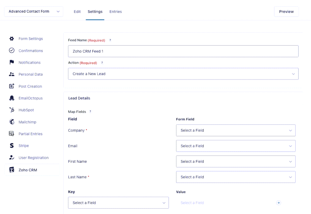 This Month's Featured Add-On... Zoho CRM - Gravity Forms