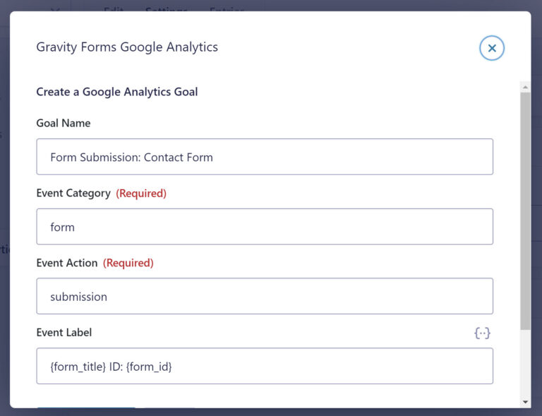Tracking Form Submissions with Google Analytics - Gravity Forms