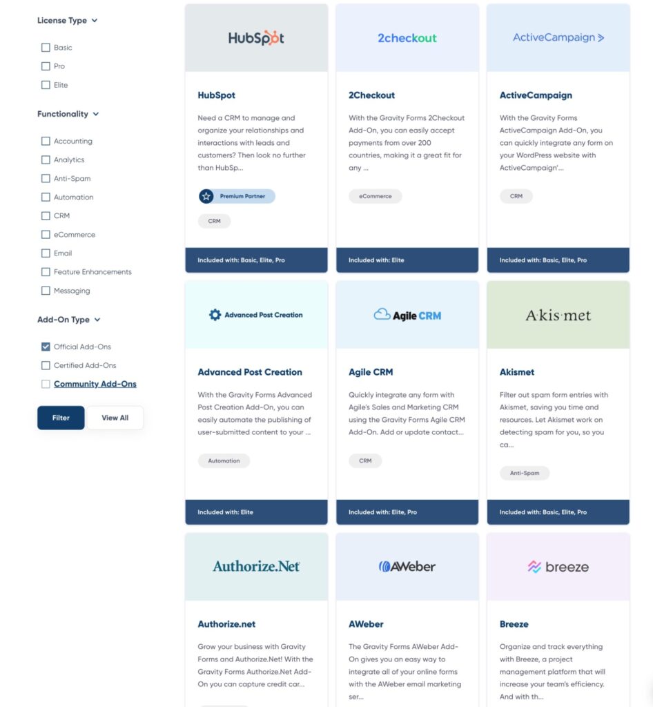 A Review of Gravity Forms 2024