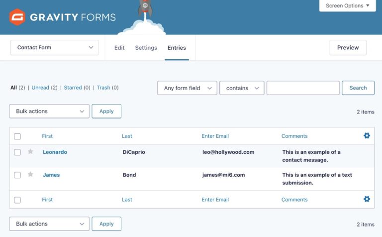 A Review of Gravity Forms 2024