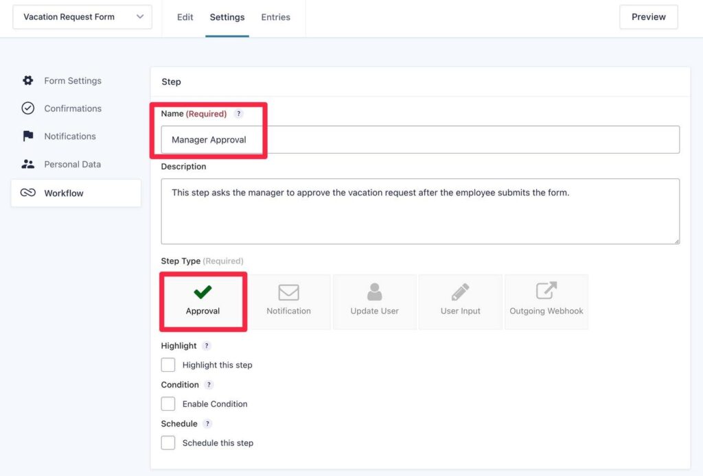 Create a Vacation Request Form and Process with Gravity Flow