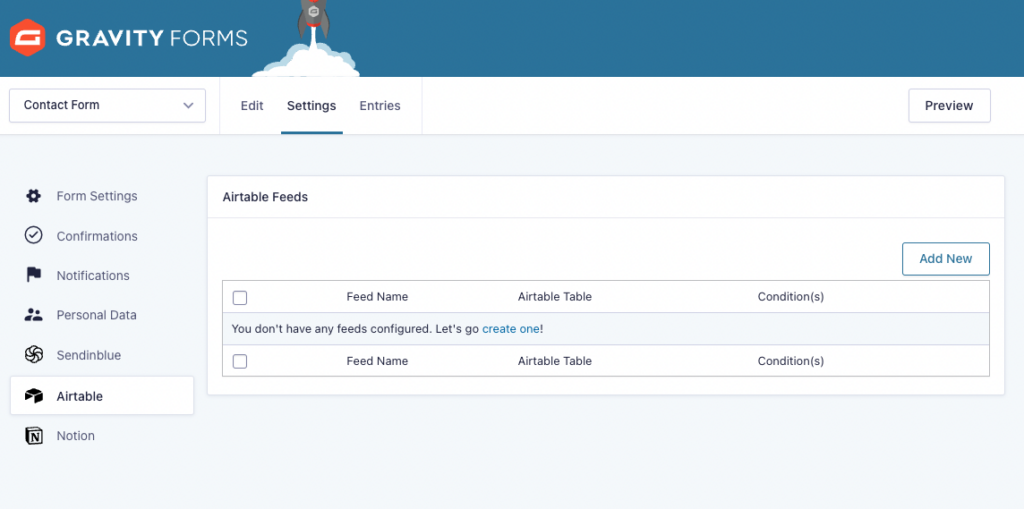 How to Connect Gravity Forms to Airtable - Gravity Forms