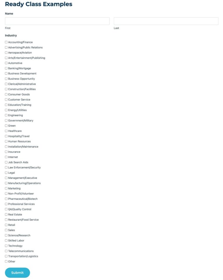 CSS Ready Classes - Gravity Forms Blog