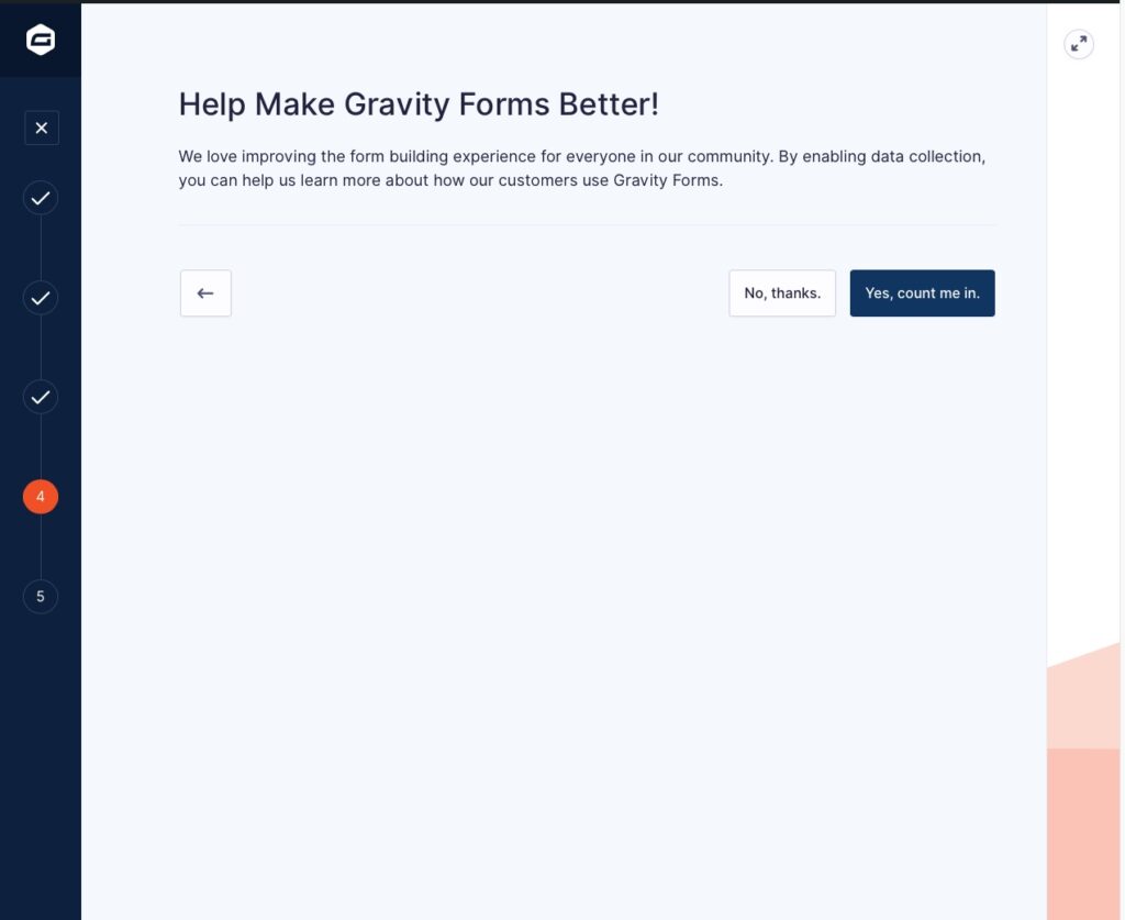 Gravity Forms 2.7: Redesigned Setup Wizard