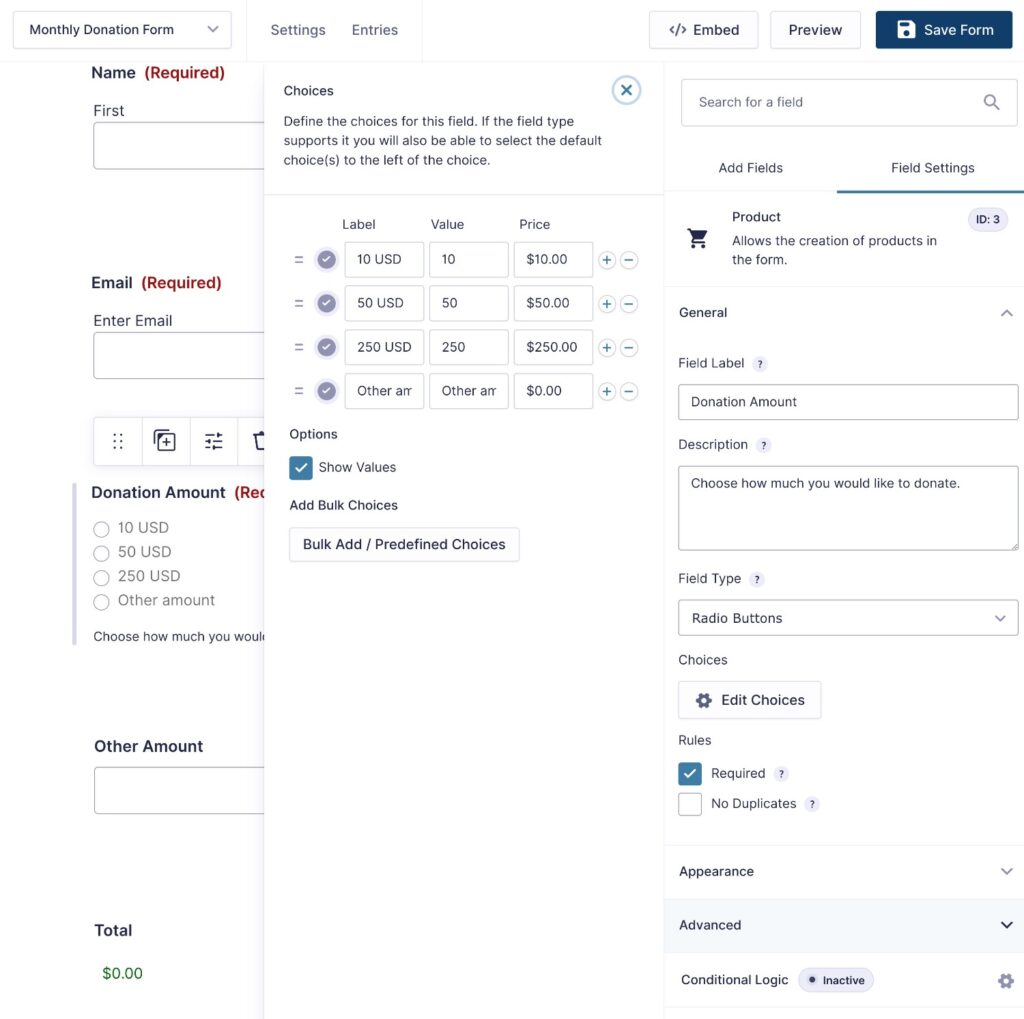 How to Create a Recurring Monthly Donation Form