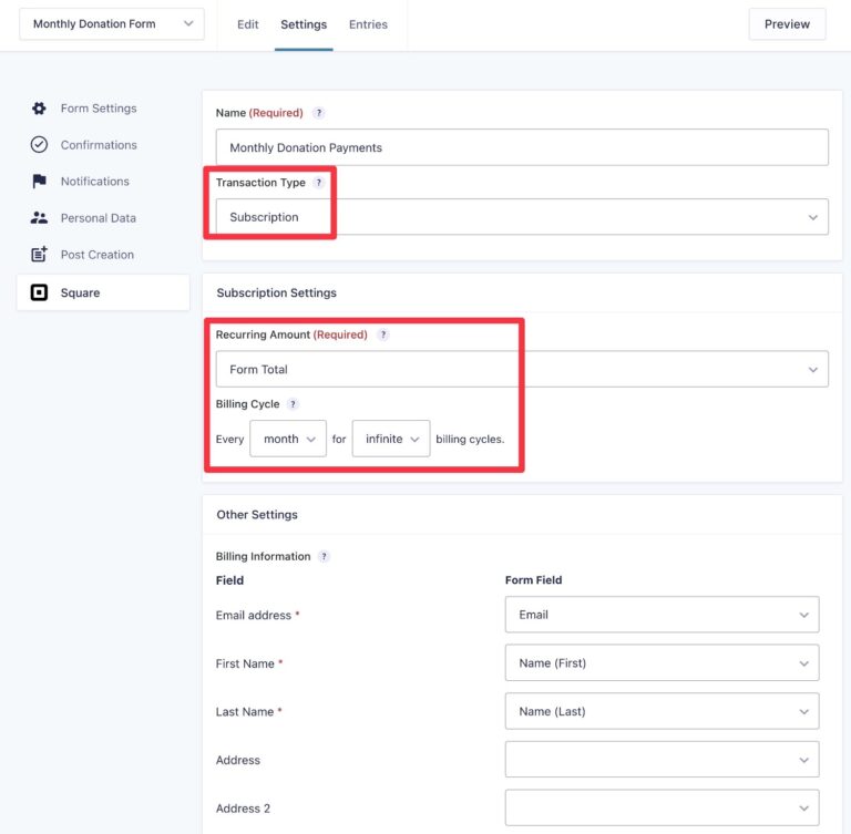 How to Create a Recurring Monthly Donation Form