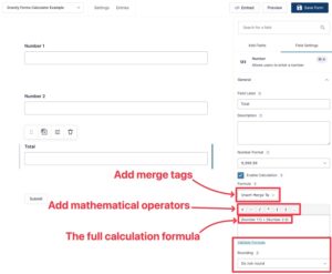 Gravity Forms Calculations Tutorial