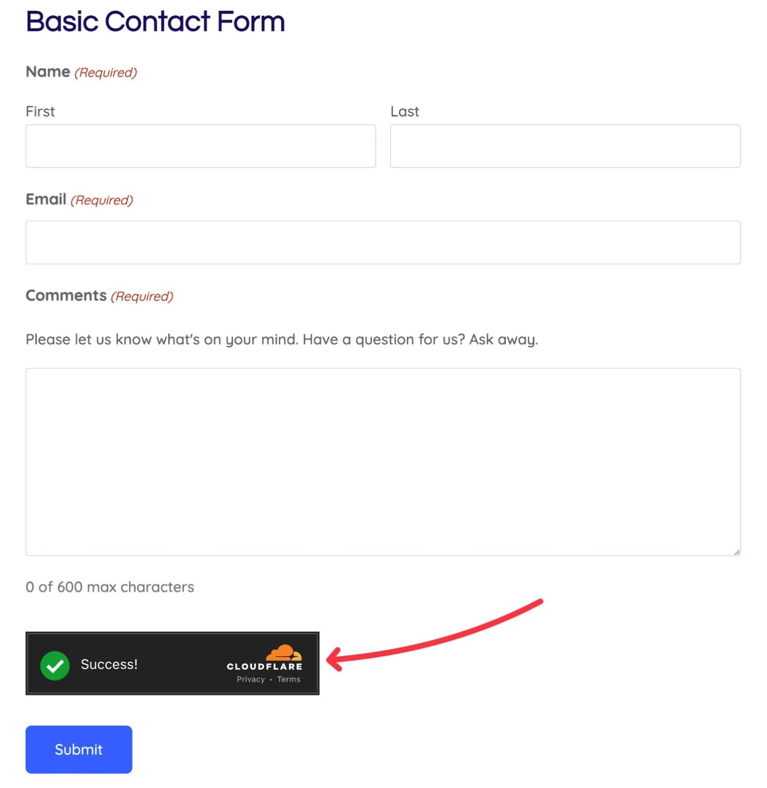 How to Get Started With Cloudflare Turnstile on Gravity Forms