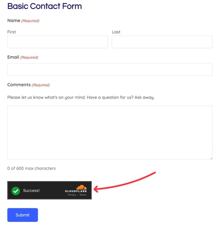 How to Get Started With Cloudflare Turnstile on Gravity Forms