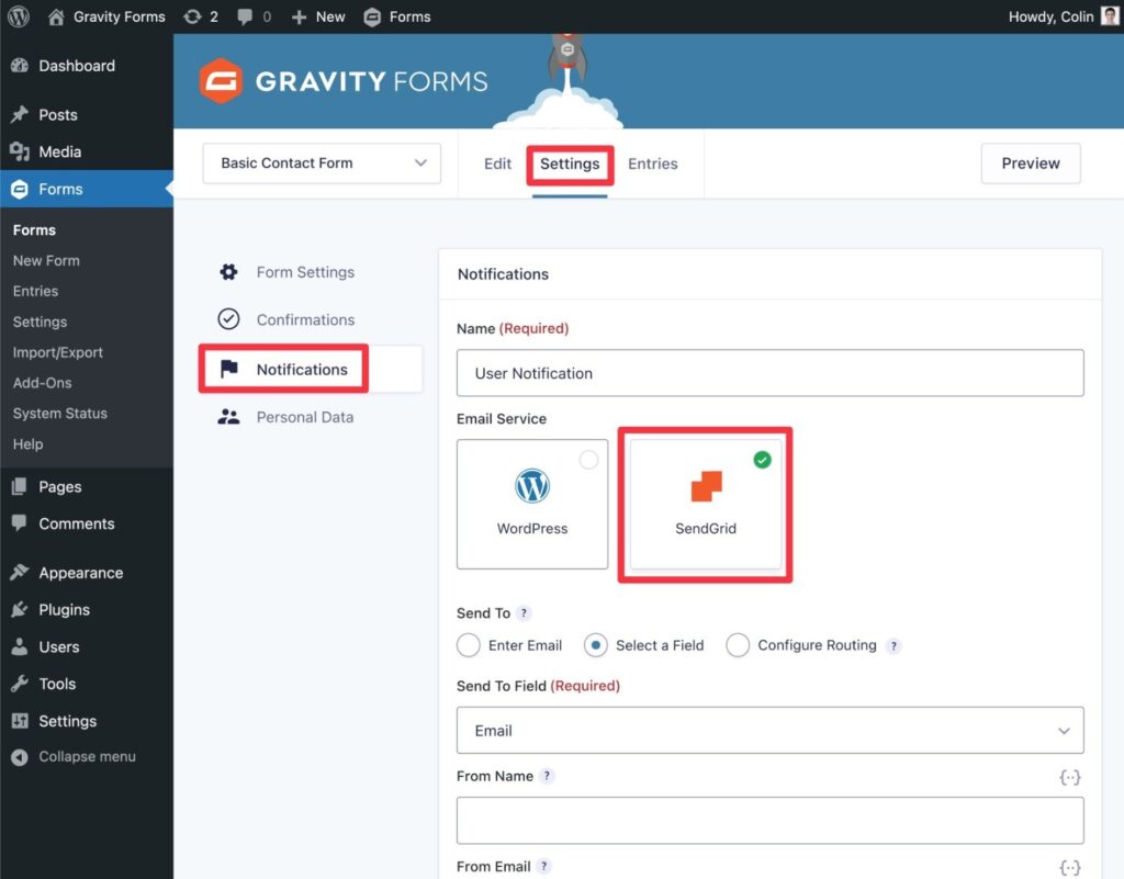 This Month’s Featured Add-On… SendGrid - Gravity Forms