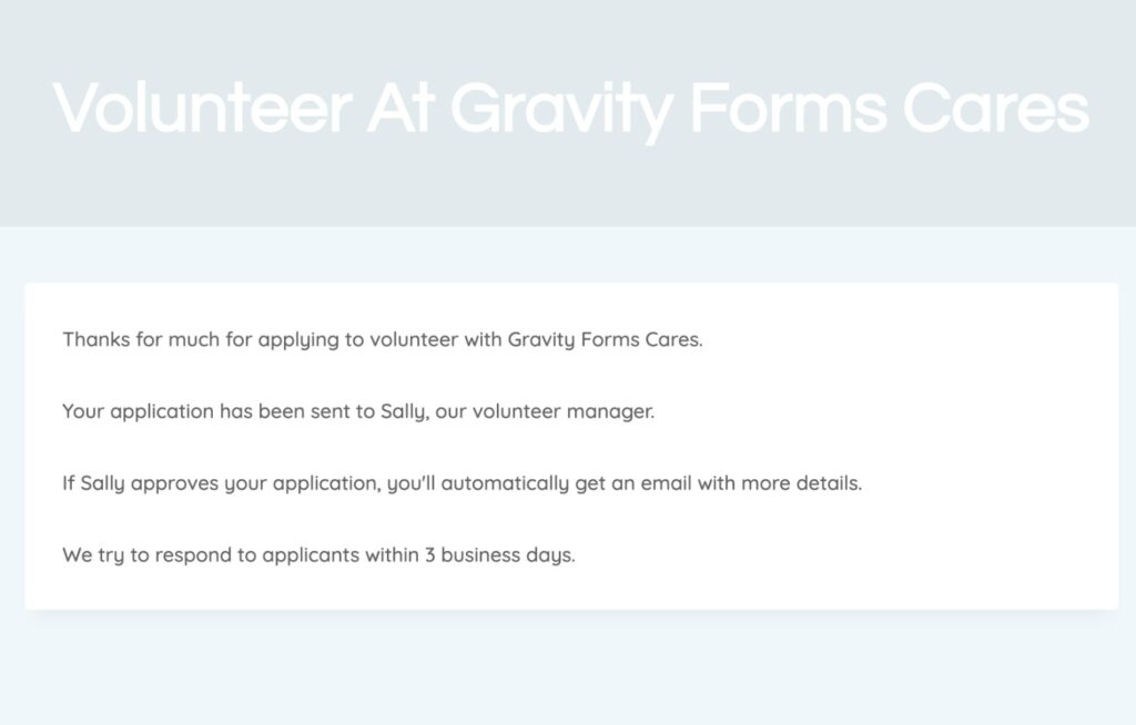 How to Create a WordPress Volunteer Application Form
