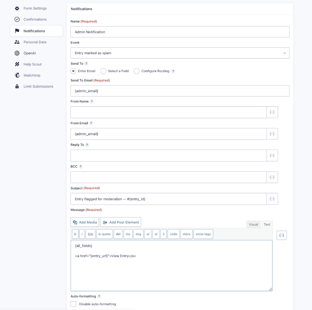 How to Use Gravity Forms OpenAI for Content Moderation