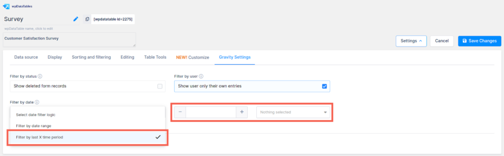 Export And Display Your Gravity Forms Data With Wpdatatables