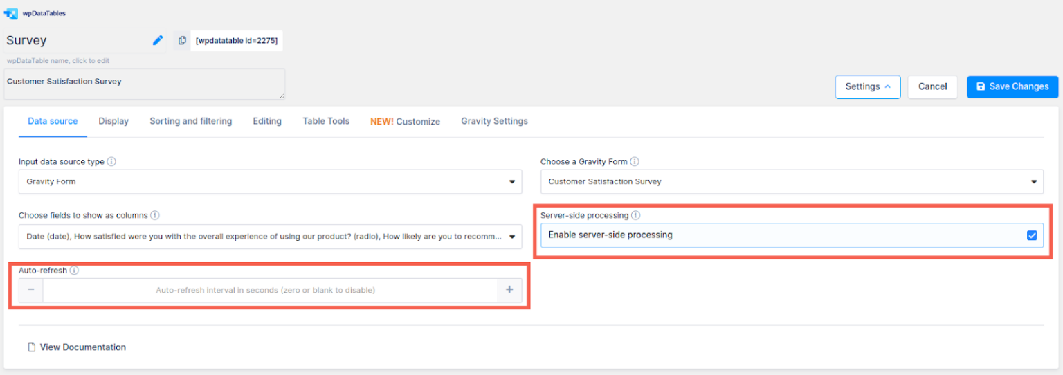Export and Display Your Gravity Forms Data with wpDataTables