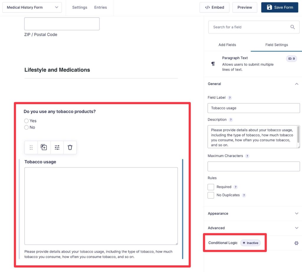Starter Guide: How to Create a Medical History Form - Gravity Forms