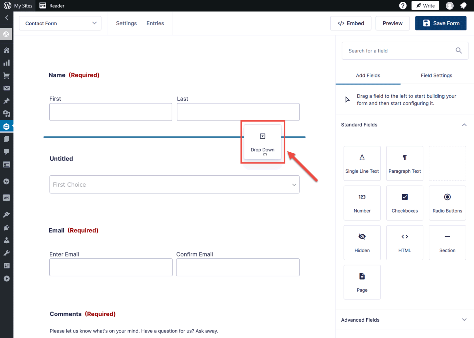 Integrating WordPress.com with Gravity Forms | Gravity Blog