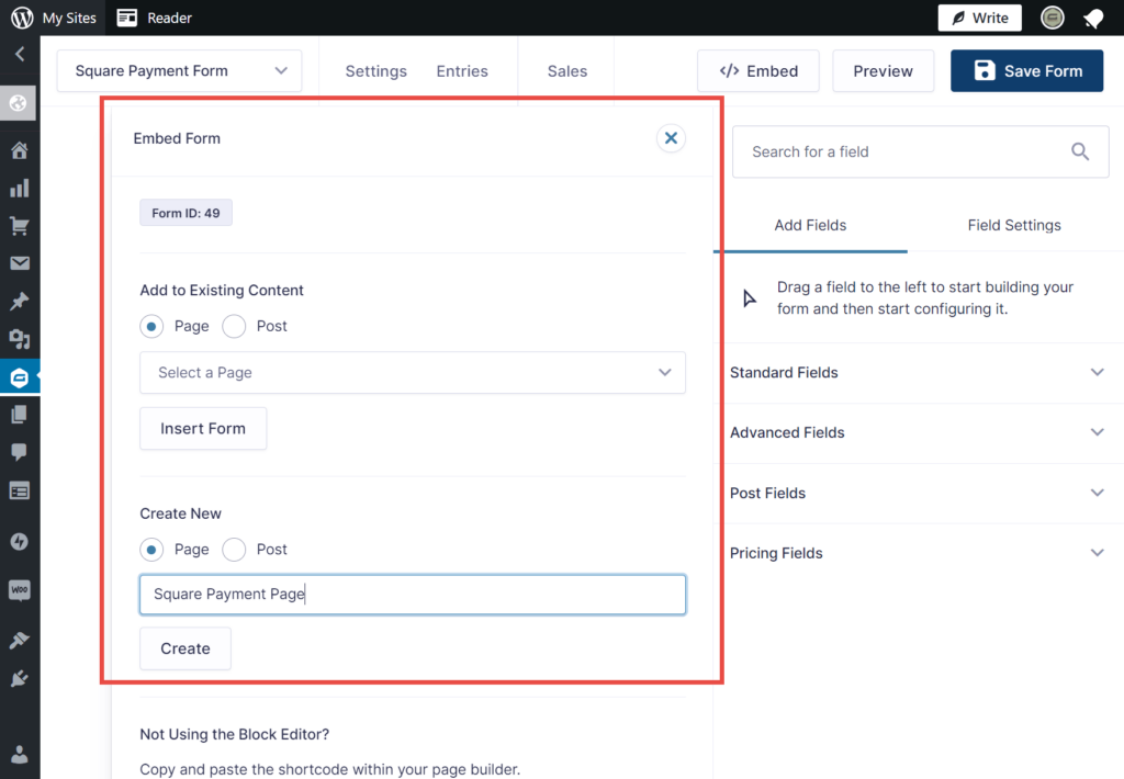 Taking Payments with WordPress.com and Gravity Forms - Gravity Forms