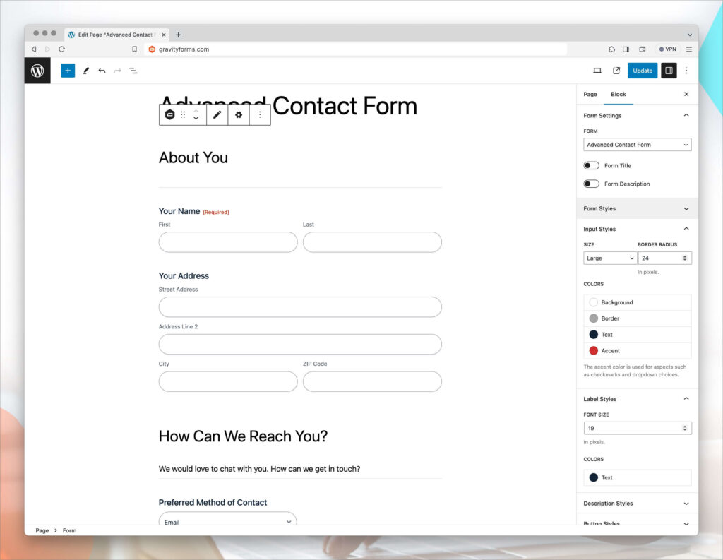 Styling Your Forms: Get the Most Out of the Orbital Form Theme - Gravity Forms