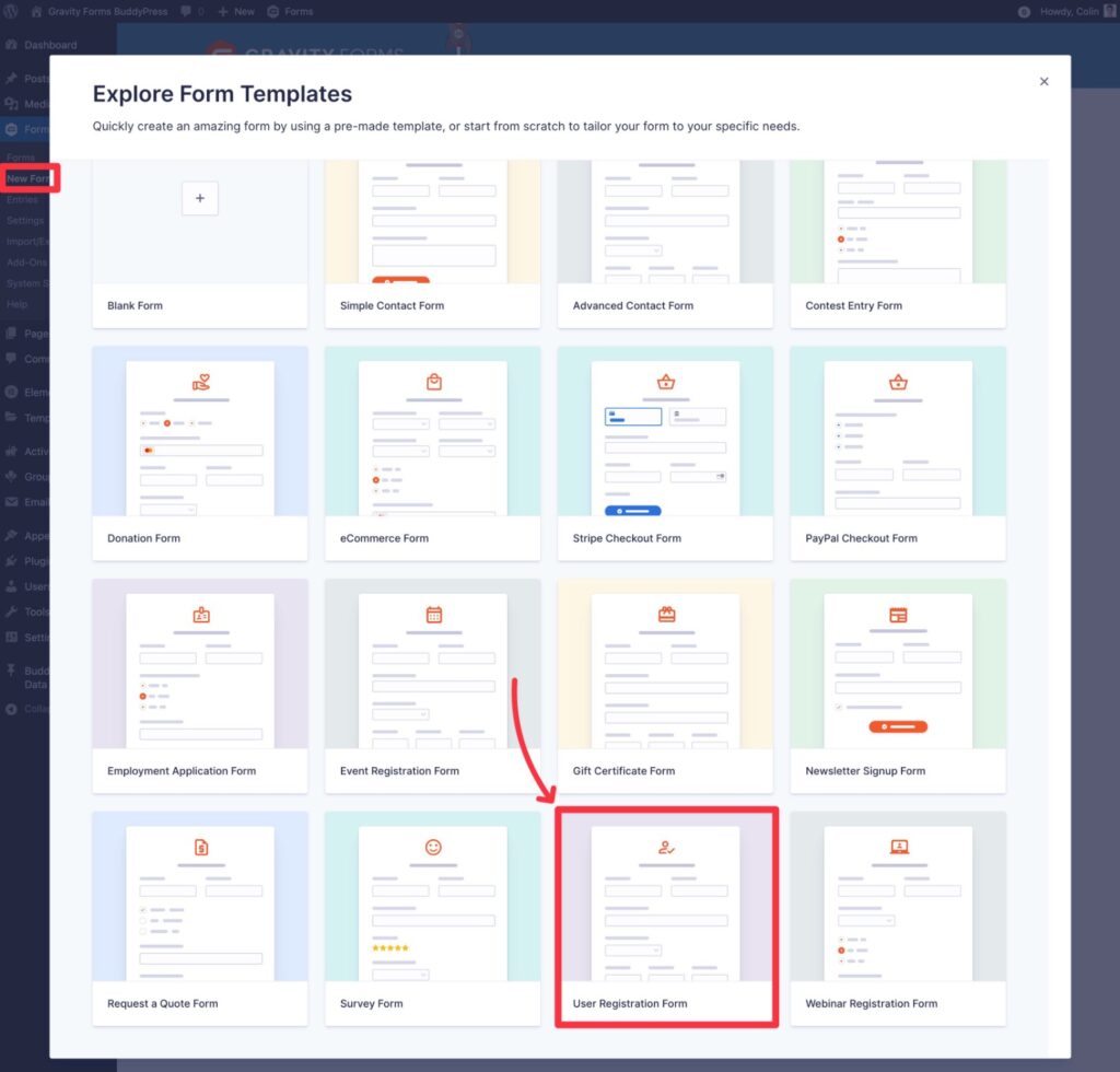 Gravity Forms BuddyPress Tutorial: Custom Registration Form