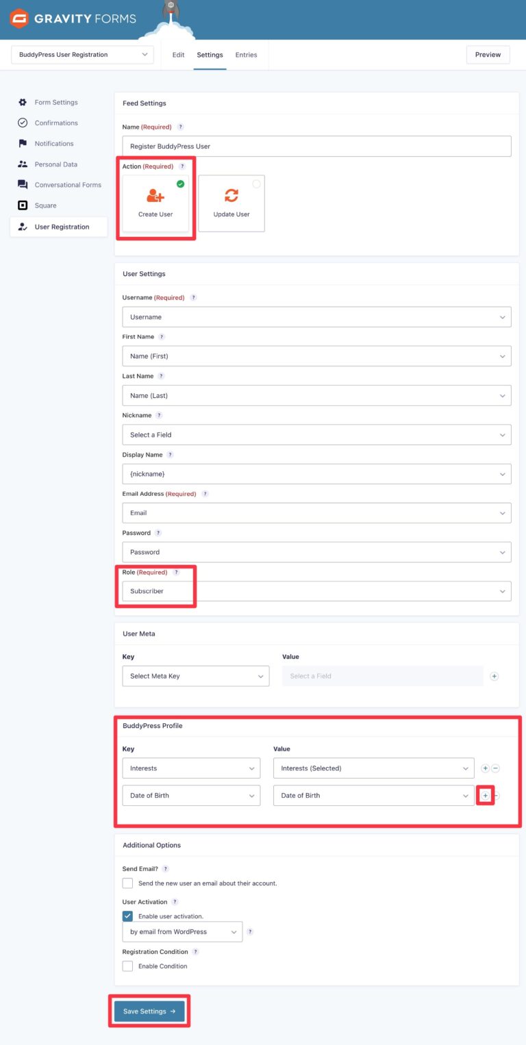 Gravity Forms BuddyPress Tutorial: Custom Registration Form