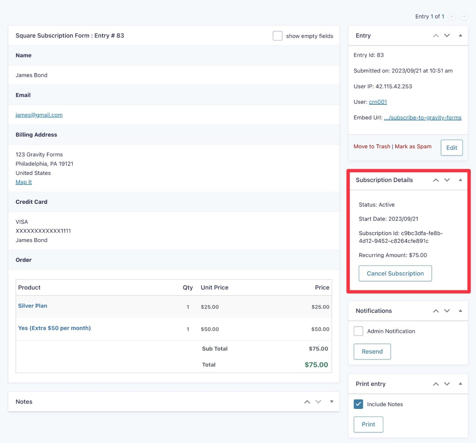 How to Take Subscriptions with Square and Gravity Forms