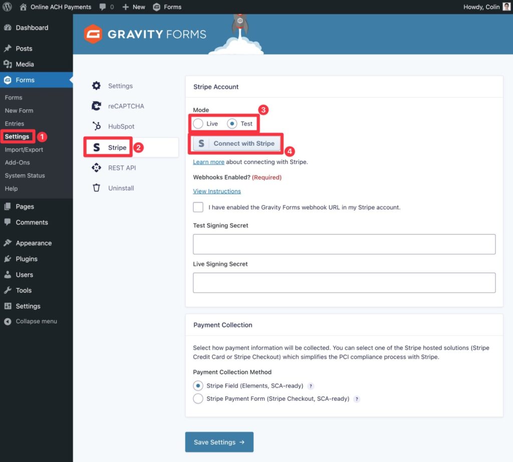 How to Accept ACH Payments Online with Gravity Forms + Stripe