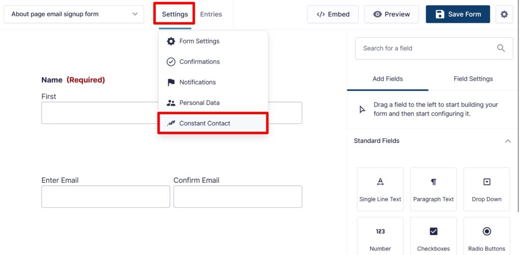 This Month’s Featured Add-On: Constant Contact - Gravity Forms