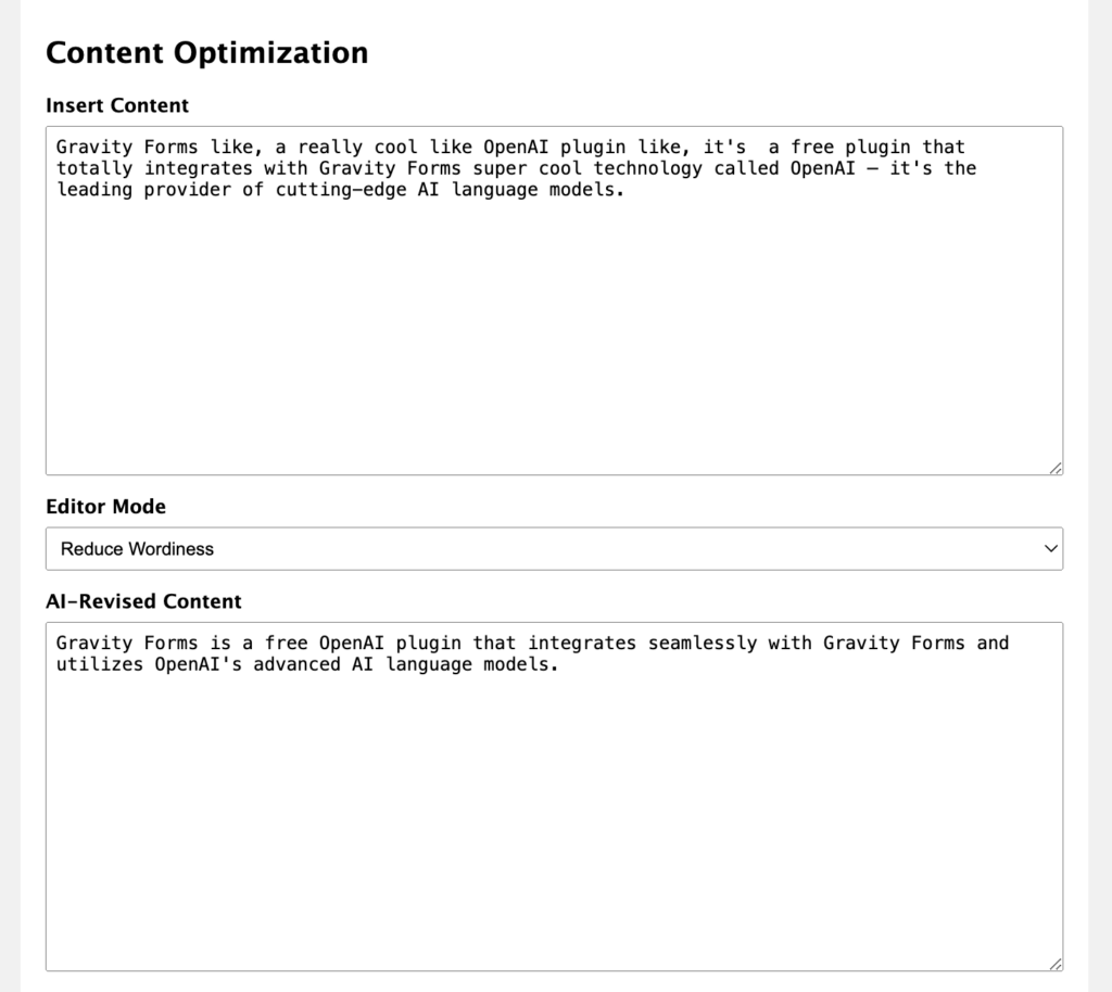 How to Build A Content Editor with Gravity Forms OpenAI - Gravity Forms