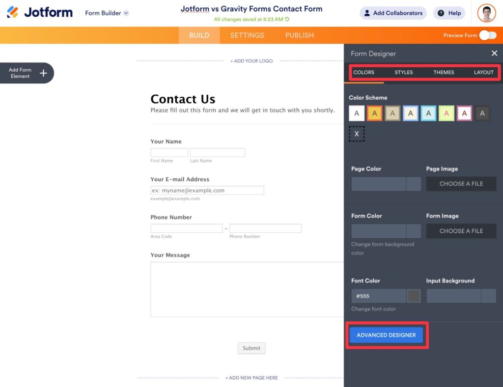 Jotform vs Gravity Forms: A Complete Comparison - Gravity Forms