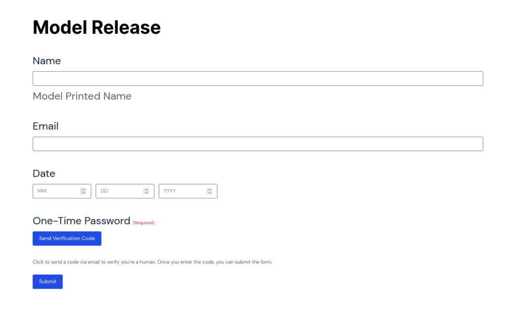 Verify Form Submissions Using One-Time Password - Gravity Forms