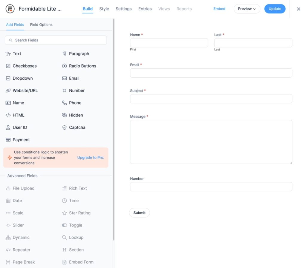 Gravity Forms Basic vs. Freemium WordPress Form Plugins - Gravity Forms
